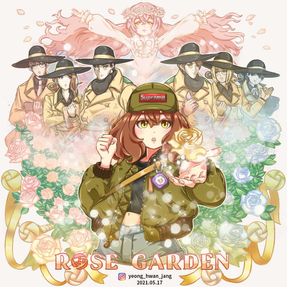 ArtStation - ROSE GARDEN :ローズガーデン:장미정원