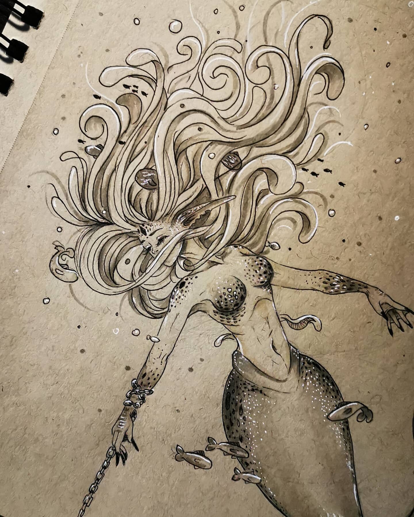 ArtStation - Trapped mermaid