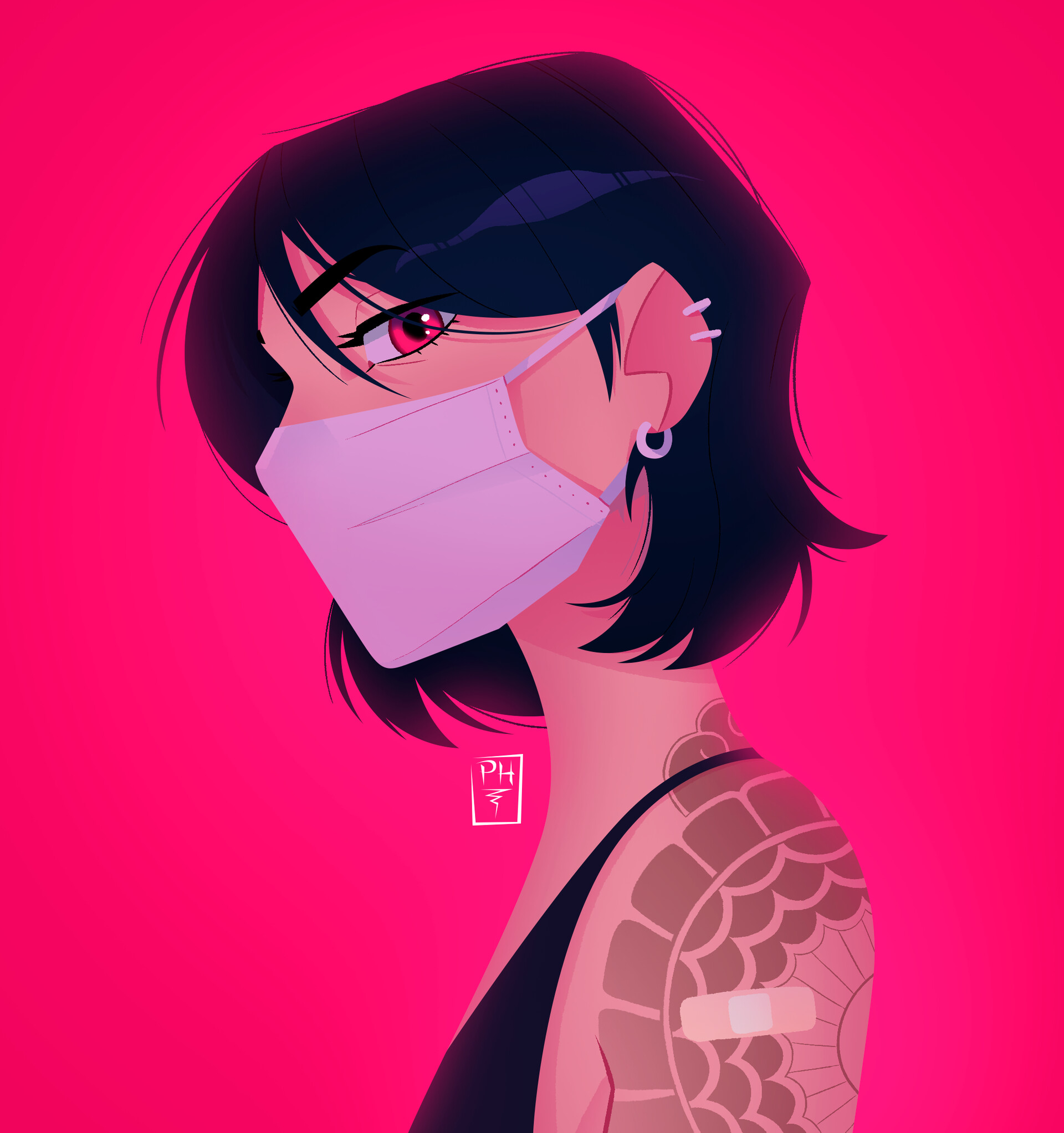 ArtStation - Masked Girl