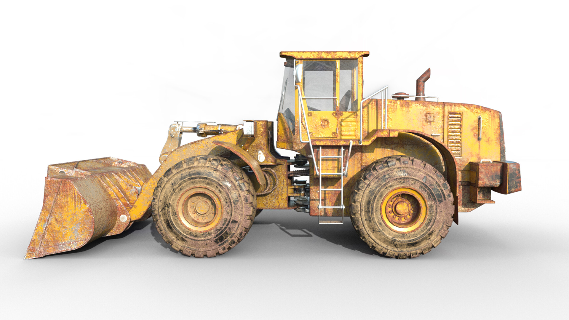 Aashish Bharunt - Wheel Loader Texturing