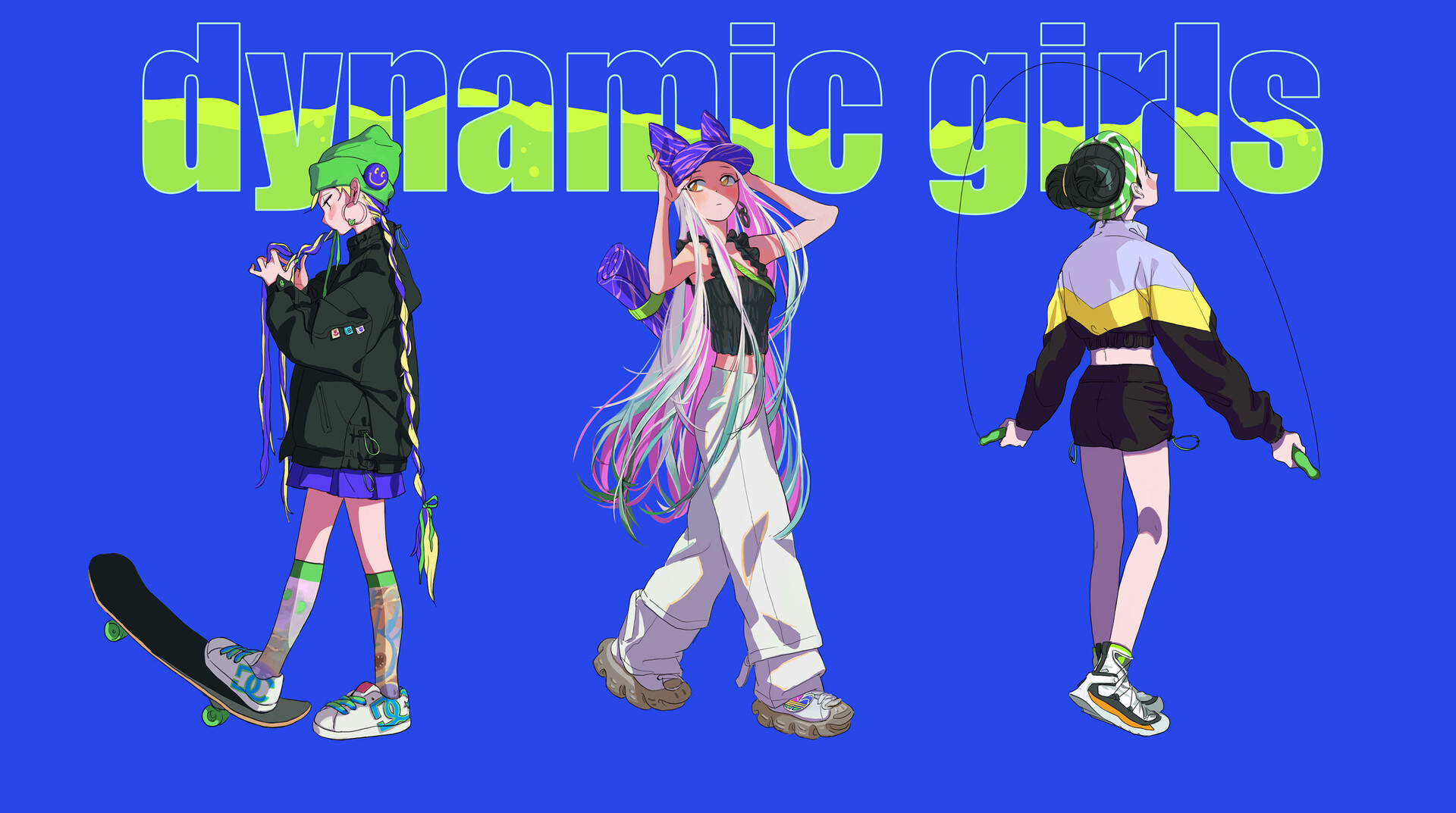 ArtStation - dynamic girls