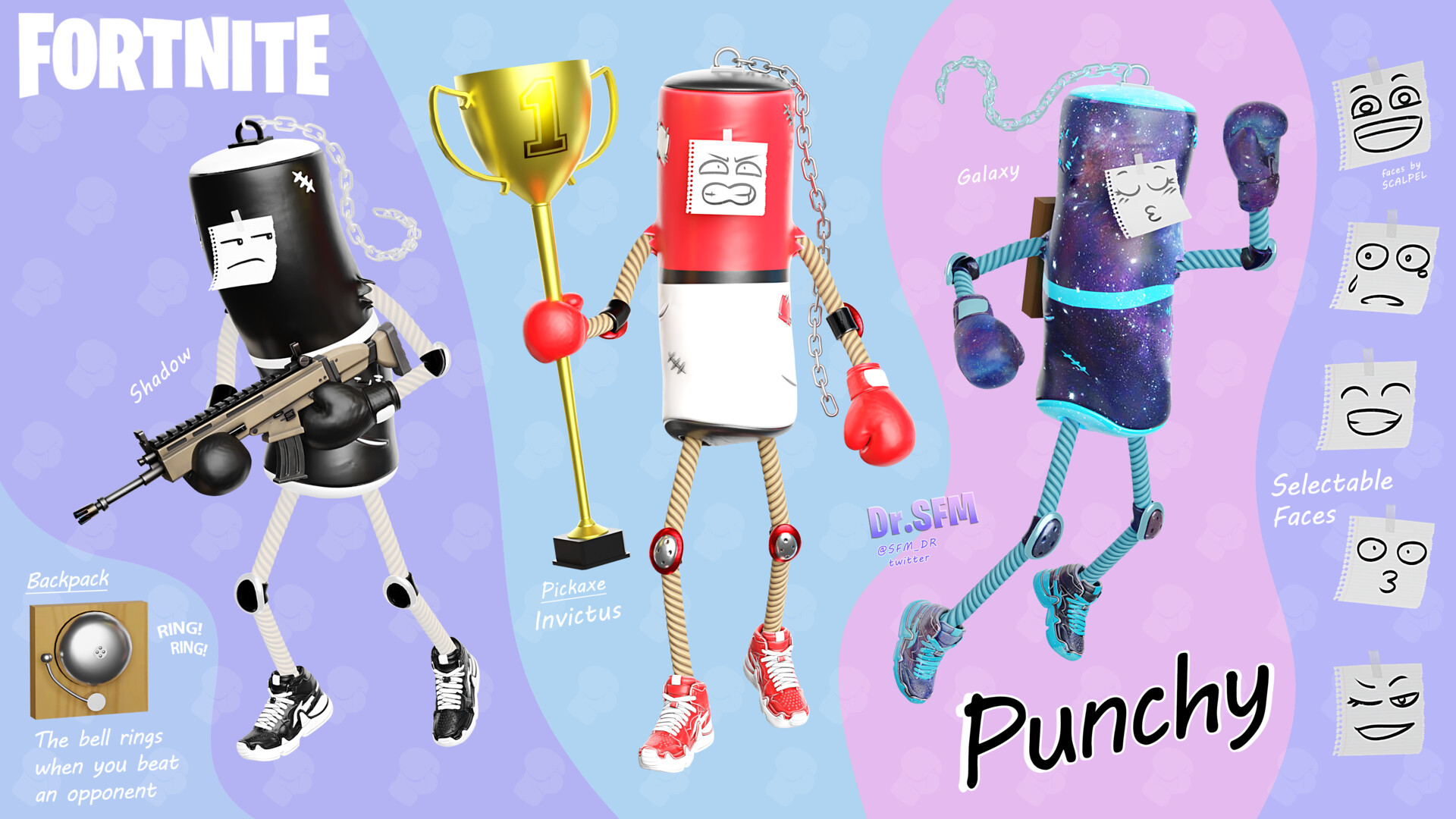 ArtStation - FORTNITE - Skin Concept - Punchy
