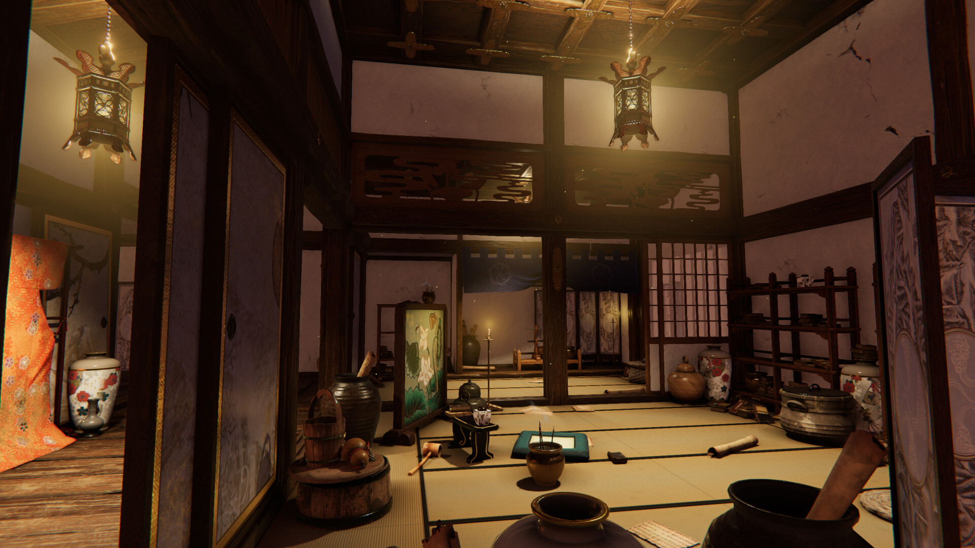 Mark Ashton - Japanese Library Tea Dojo Room (Unity HDRP)