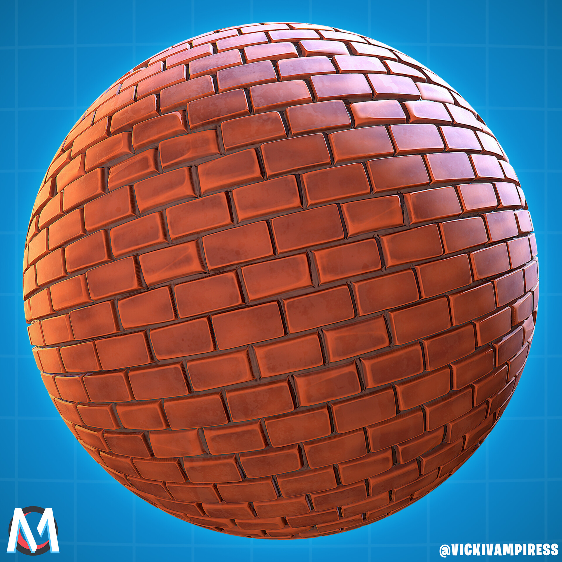 Marcy ᠌ - Stylized Brick Wall