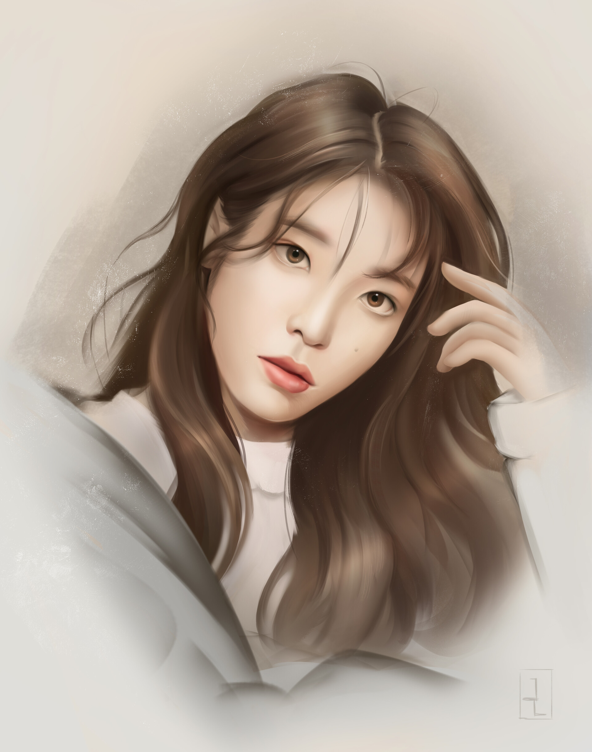 ArtStation - Happy IU Day! Portrait of IU