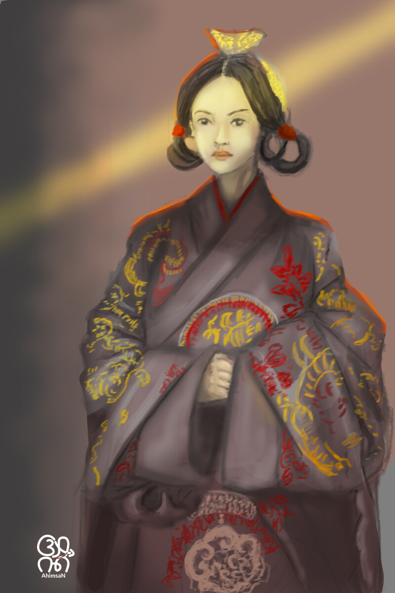 ArtStation - Hanfu Lady