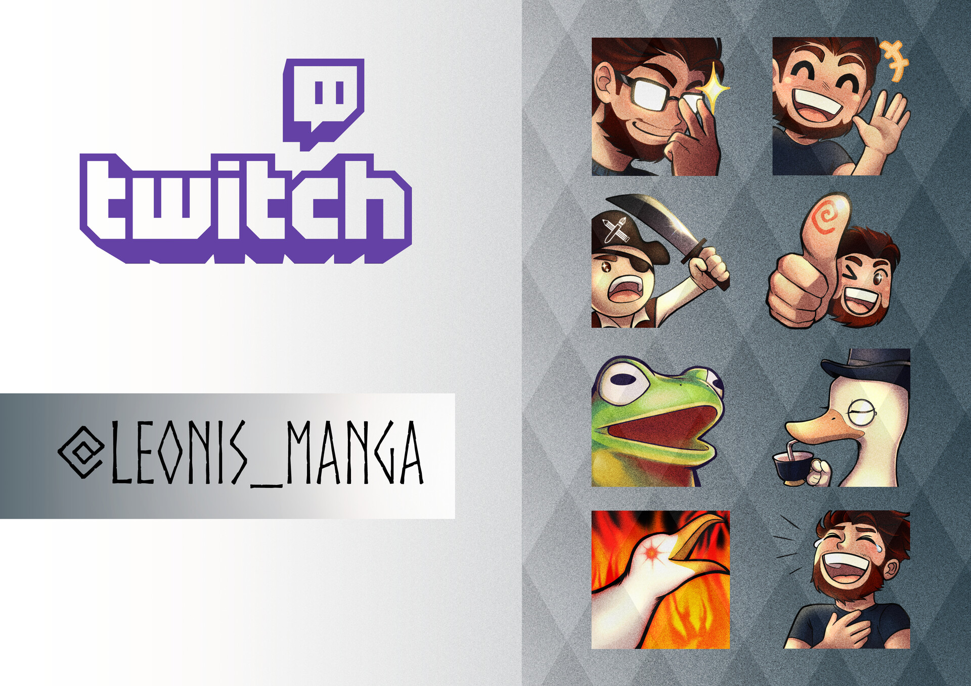 ArtStation - Twitch emote TaigoStream