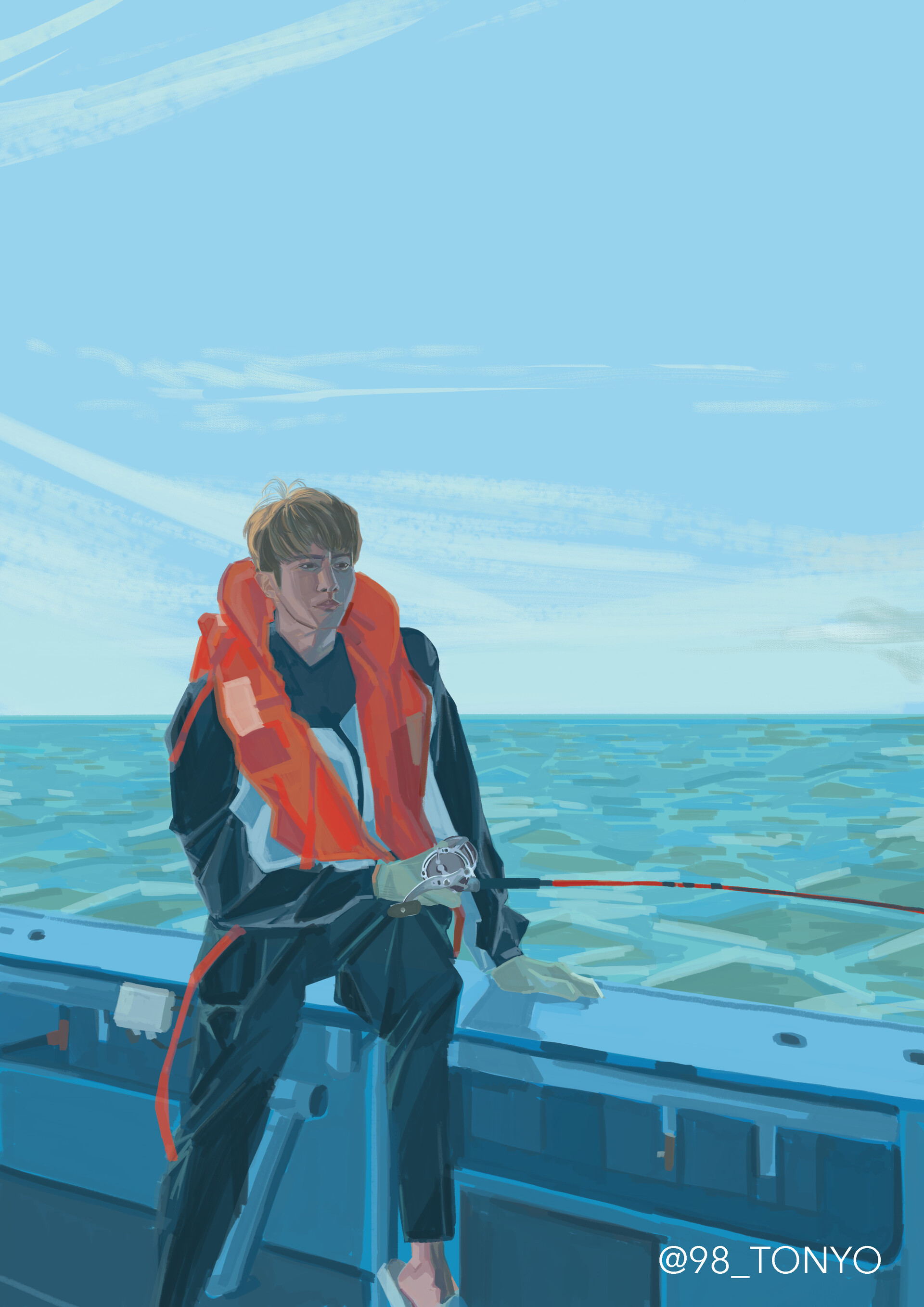 ArtStation - BTS Fish Jin #2