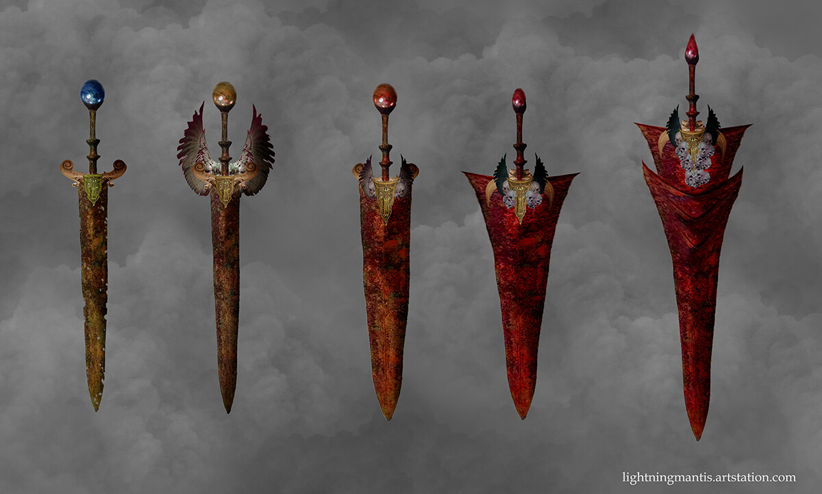 ArtStation - Evil sword conecpt