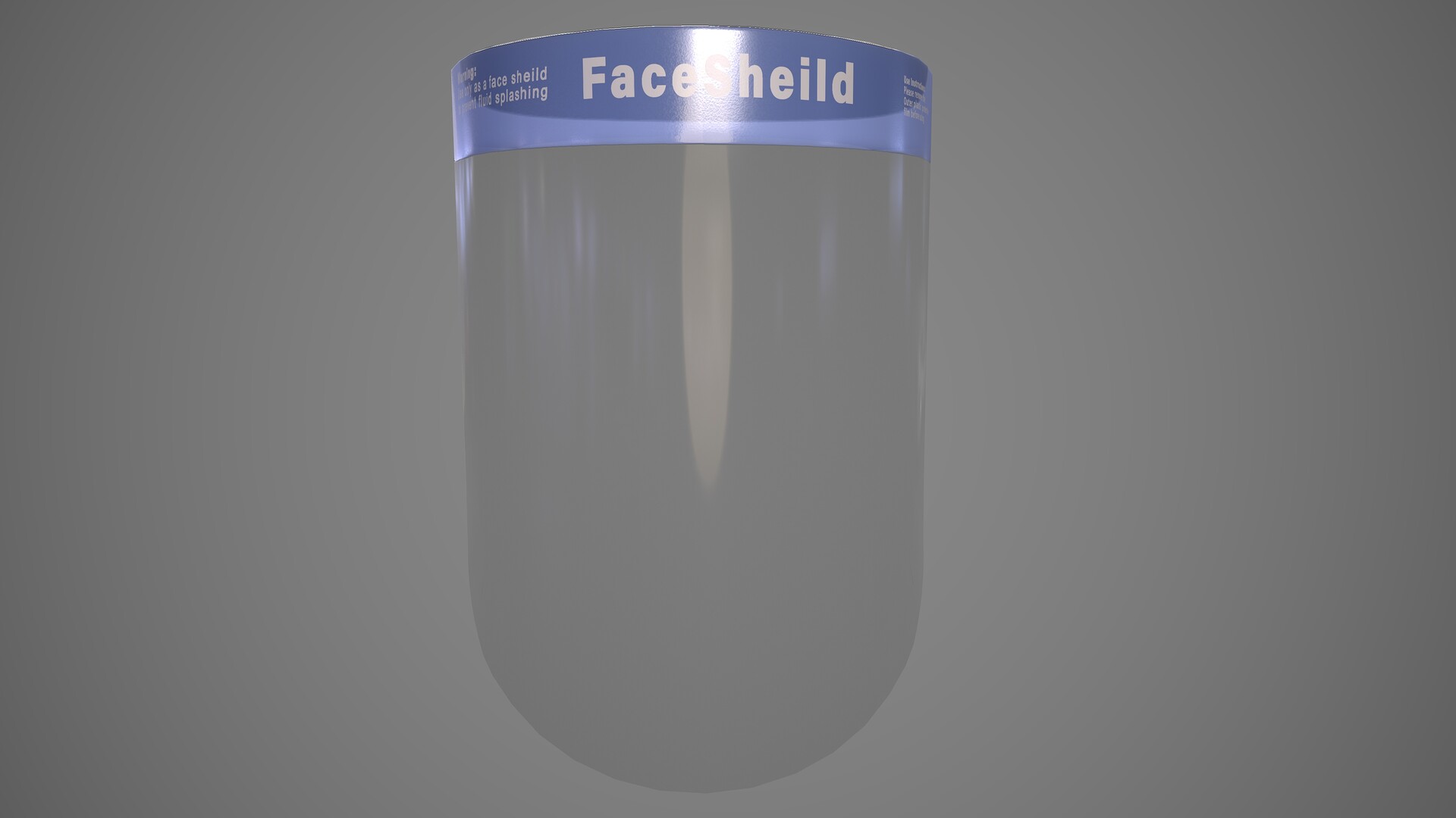 ArtStation - Transparent Protective Face Shield