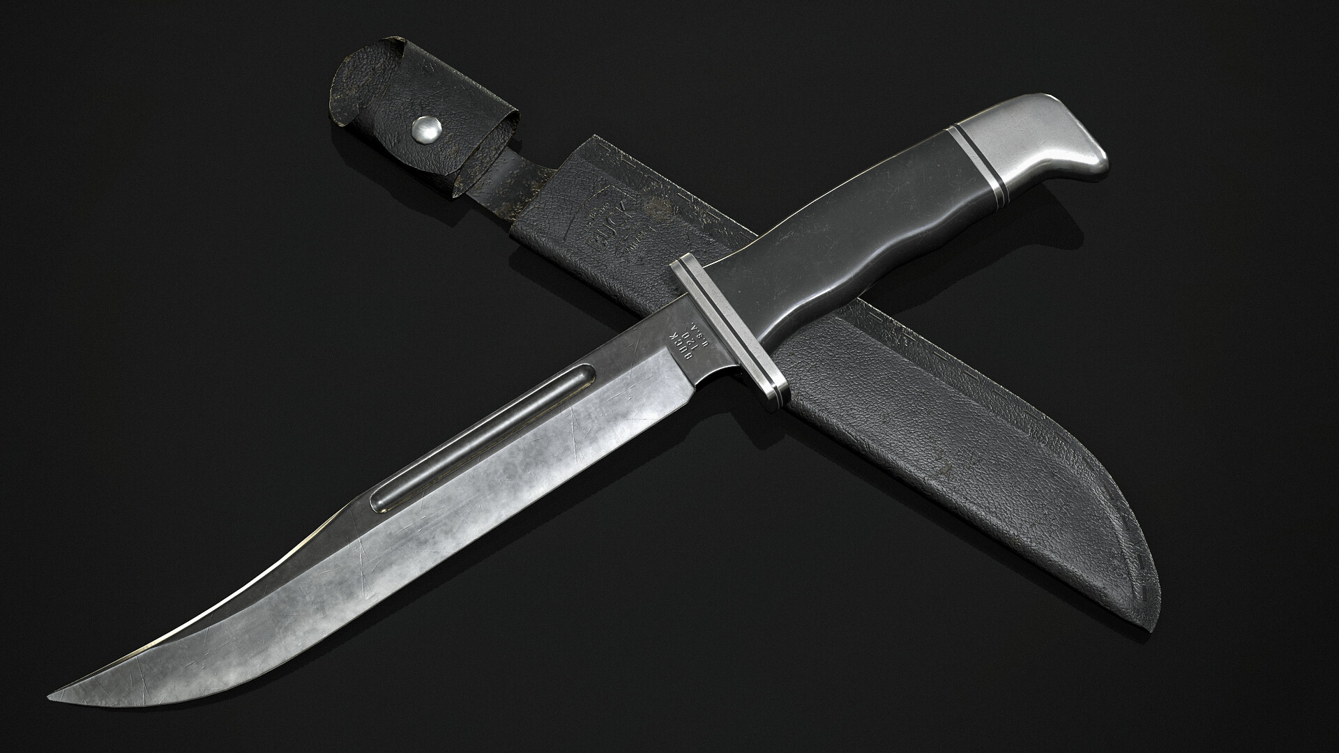 ArtStation - BUCK 120 General Knife