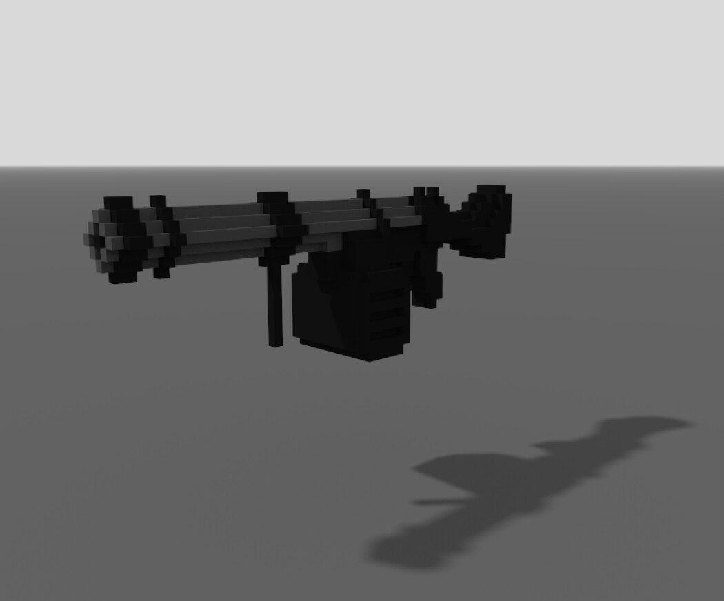 ArtStation - MagicaVoxel Guns