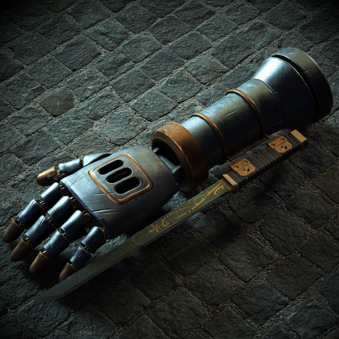 ArtStation - Ingrid Alderstein's Prosthetic Arm