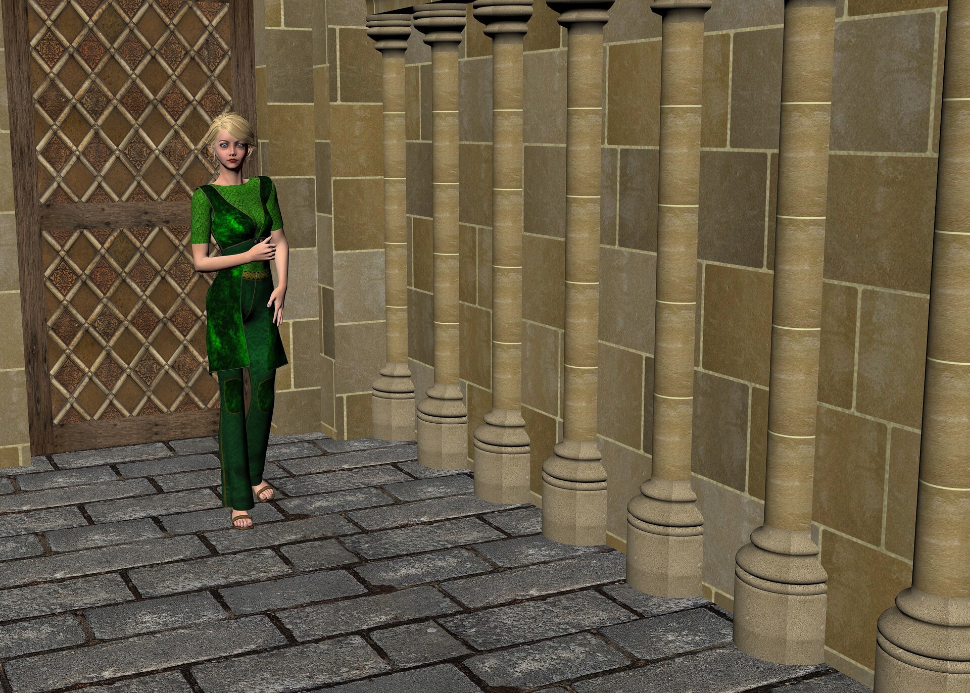 Jean-Frédéric Berger - The colonnade