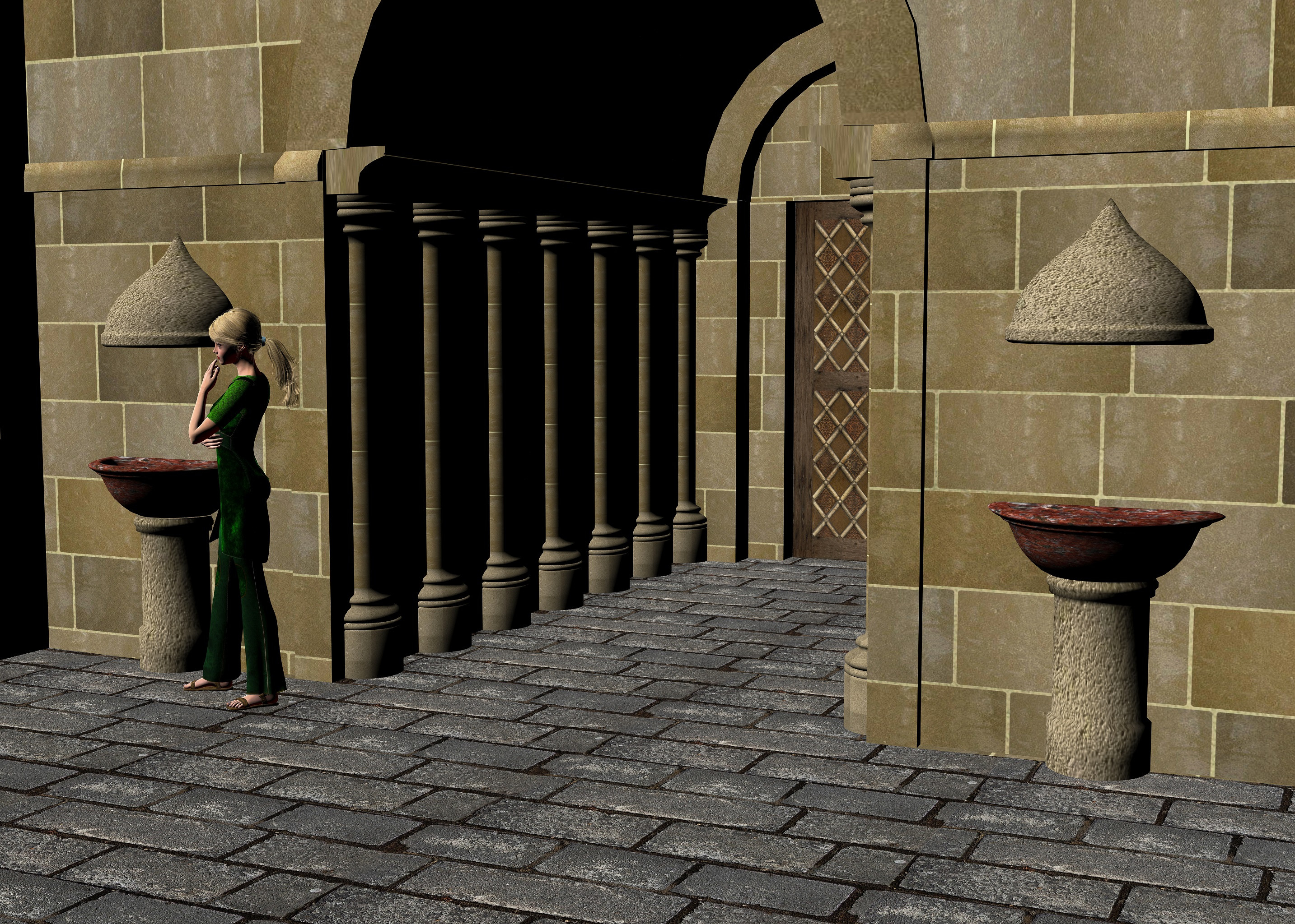 Jean-Frédéric Berger - The colonnade