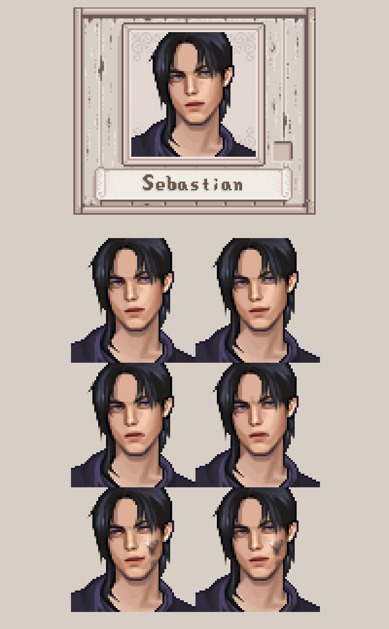 Anissa Sahouli - SDV Portrait Mods