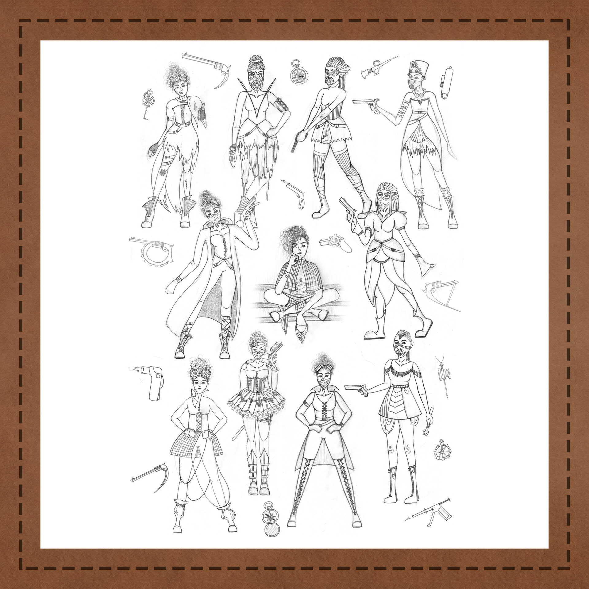 Jaera.Creates - Bachelor 2019 - Character Design " Steampunk | Survival