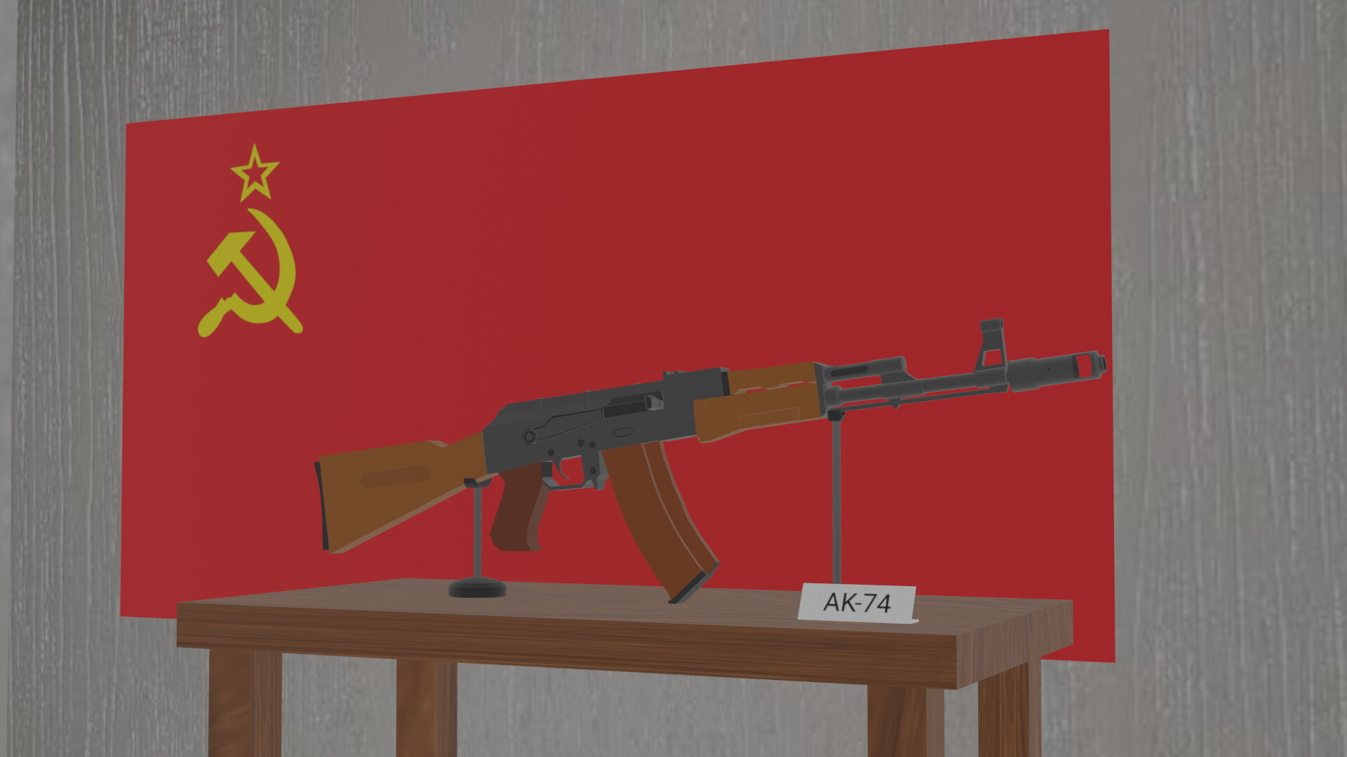 ArtStation - AK-74 LOW POLY