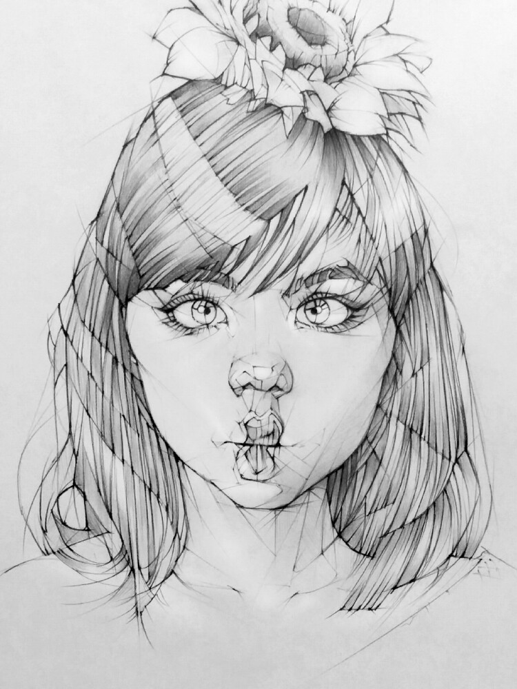ArtStation - pencil drawing portrait Toh-Yasu藤保 #136