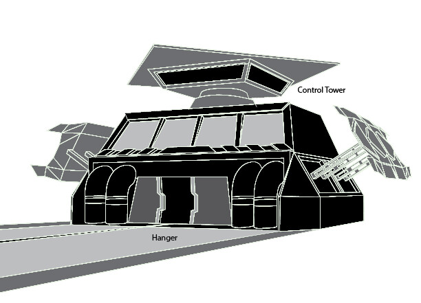 ArtStation - Landing Pad Building Design