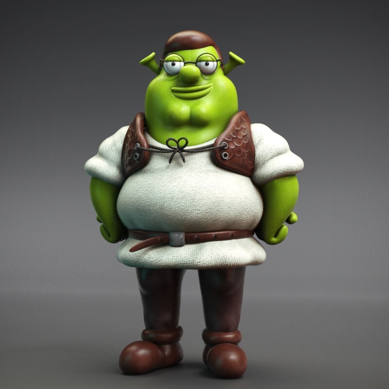 ArtStation - Peter GriffinShrek Guy
