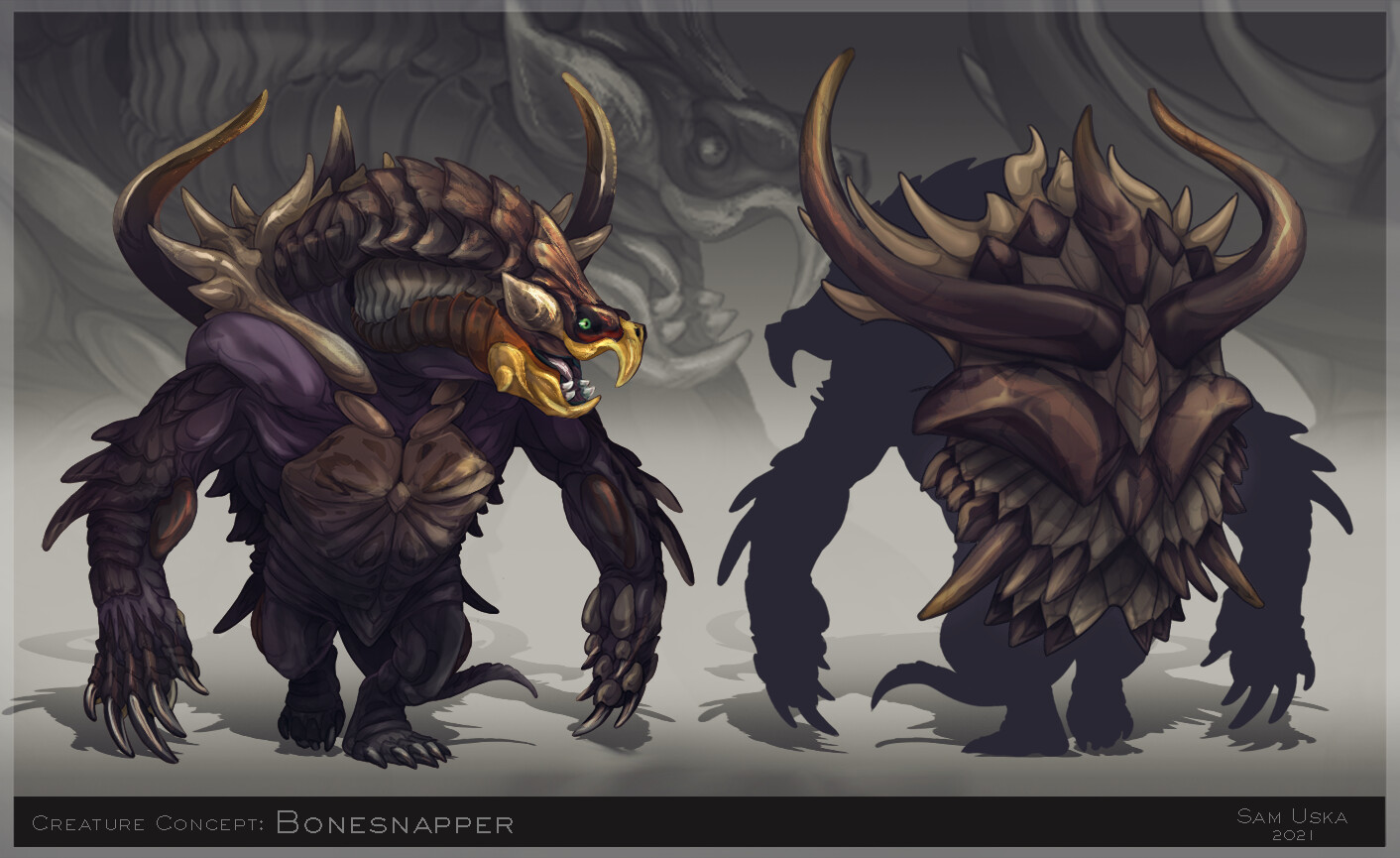 ArtStation - Bonesnapper +concepts