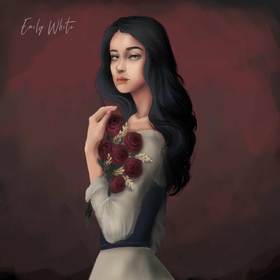 Emily White - Book Character Illustration