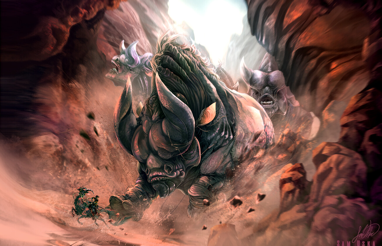 ArtStation - Stampede! +concepts