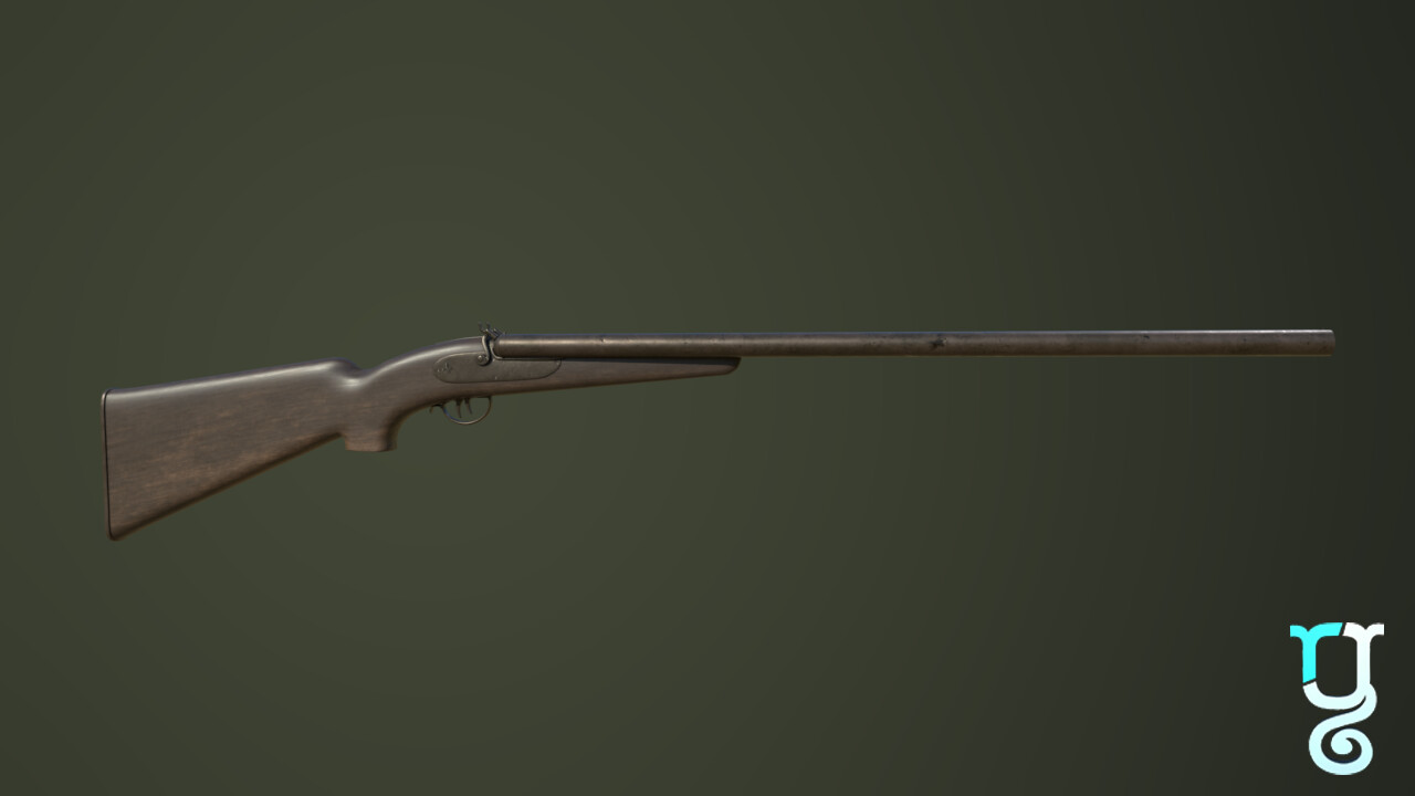 ArtStation - double barrel wip