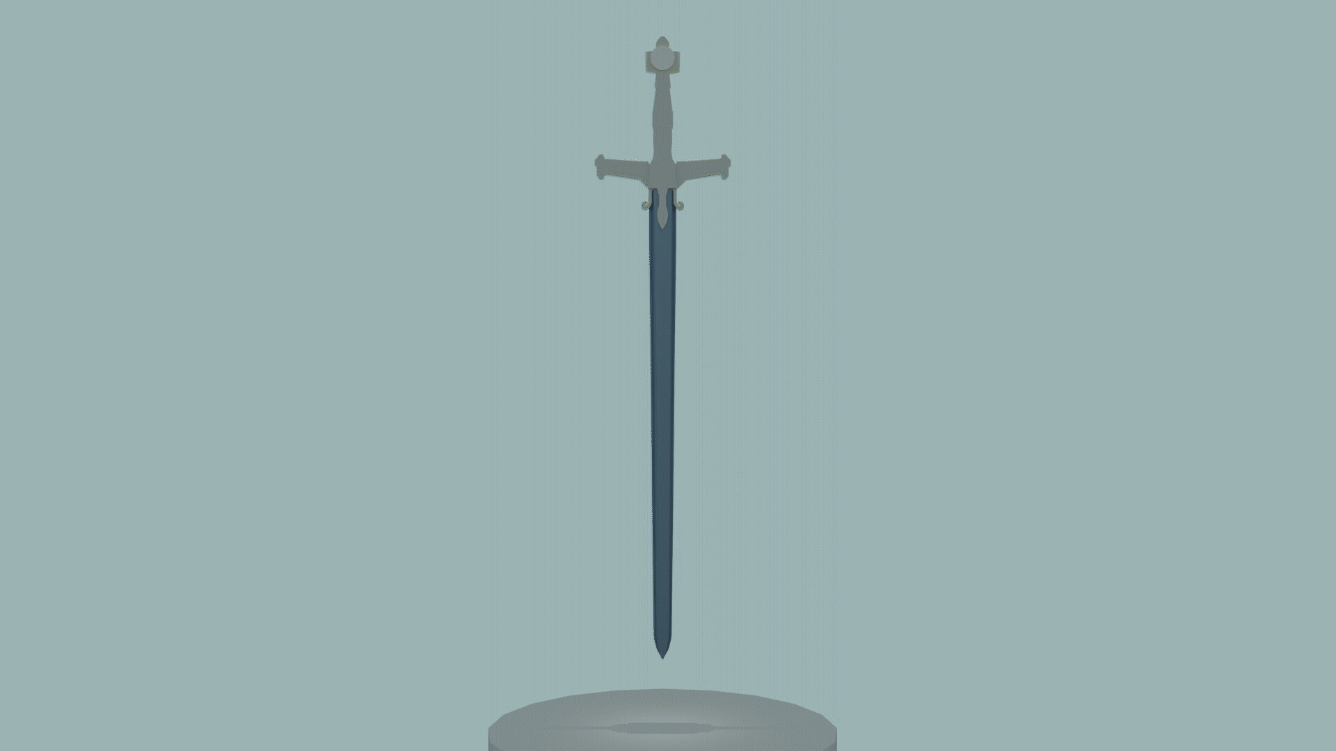 ArtStation - Sword - 3D Model and Render (GIF)
