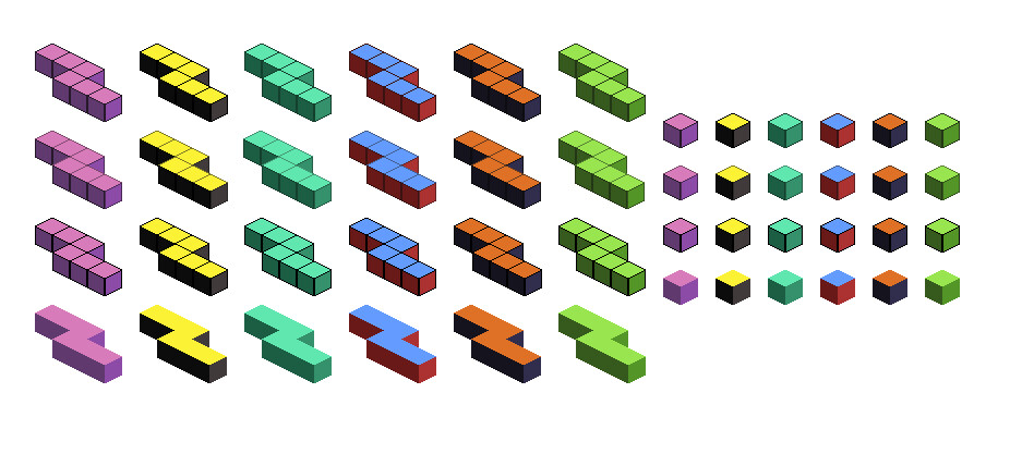 ArtStation - Colored and Shaded Cubes