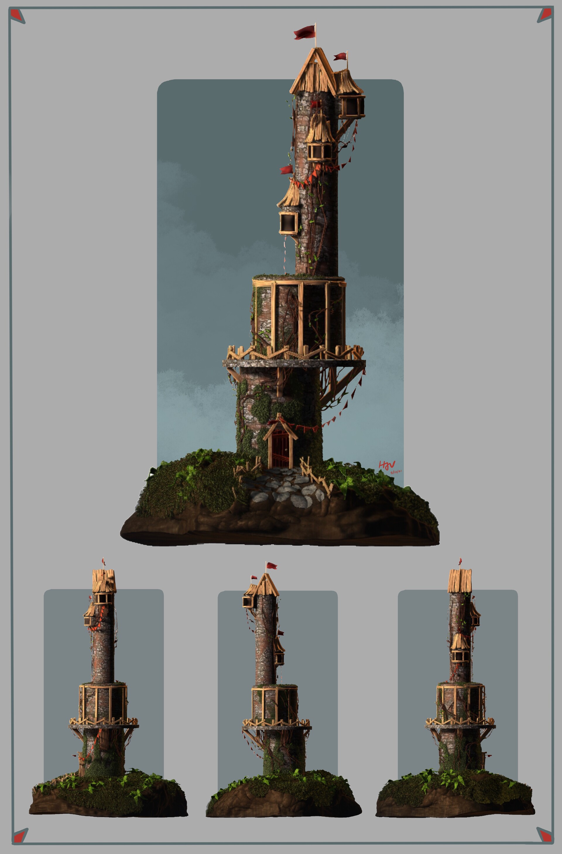 ArtStation - Flags Waving