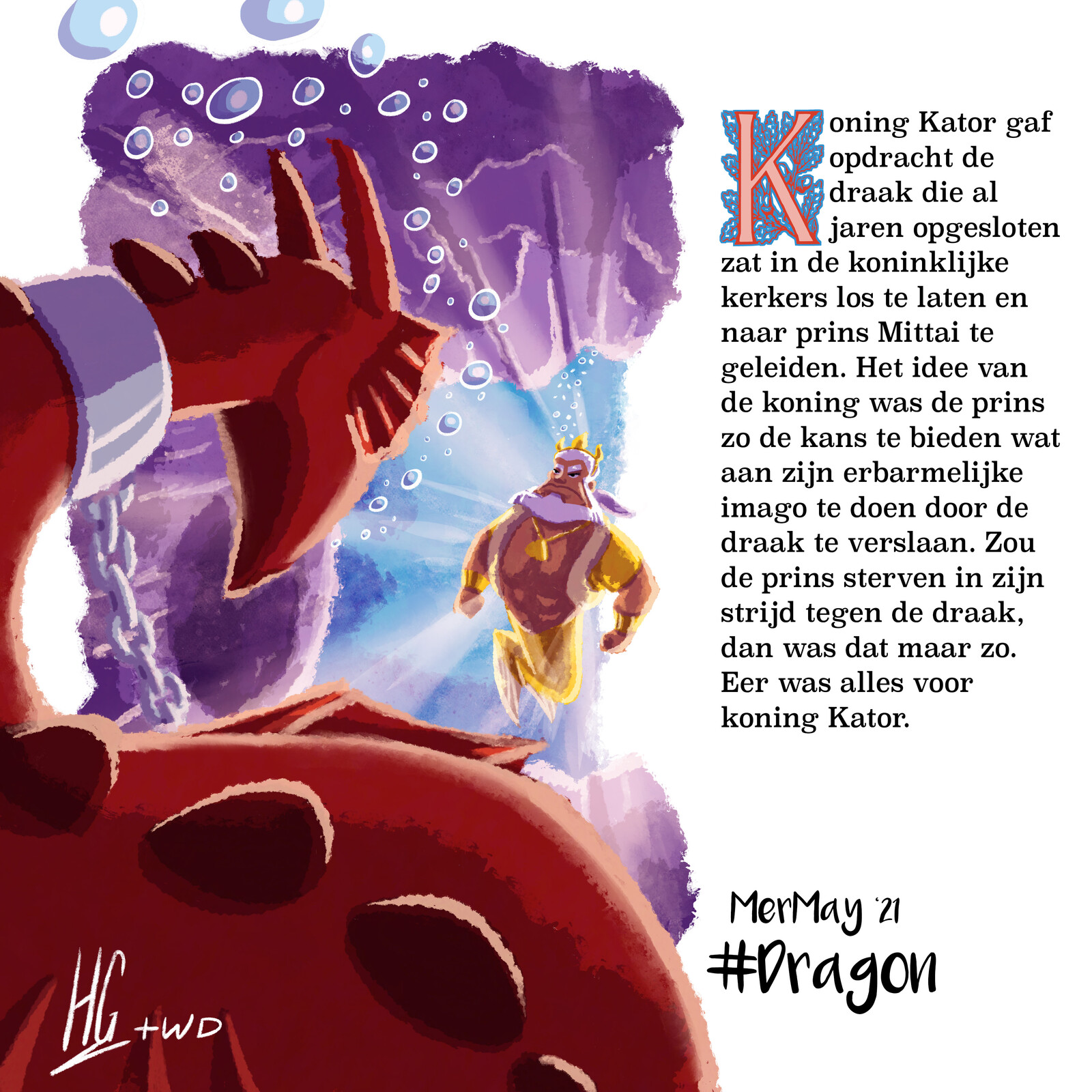 Hans Gravekamp - Mermay #12- Dragon