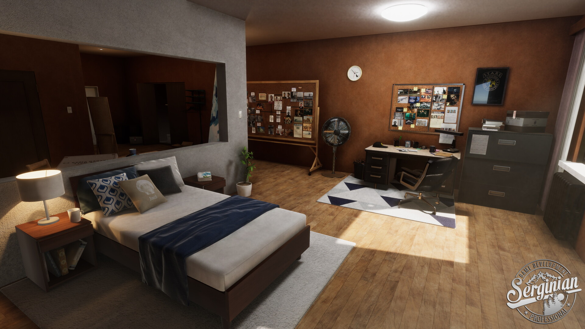 Sergei Aparin - Jill's apartment from Resident Evil 3: Remake (Unity 2021)