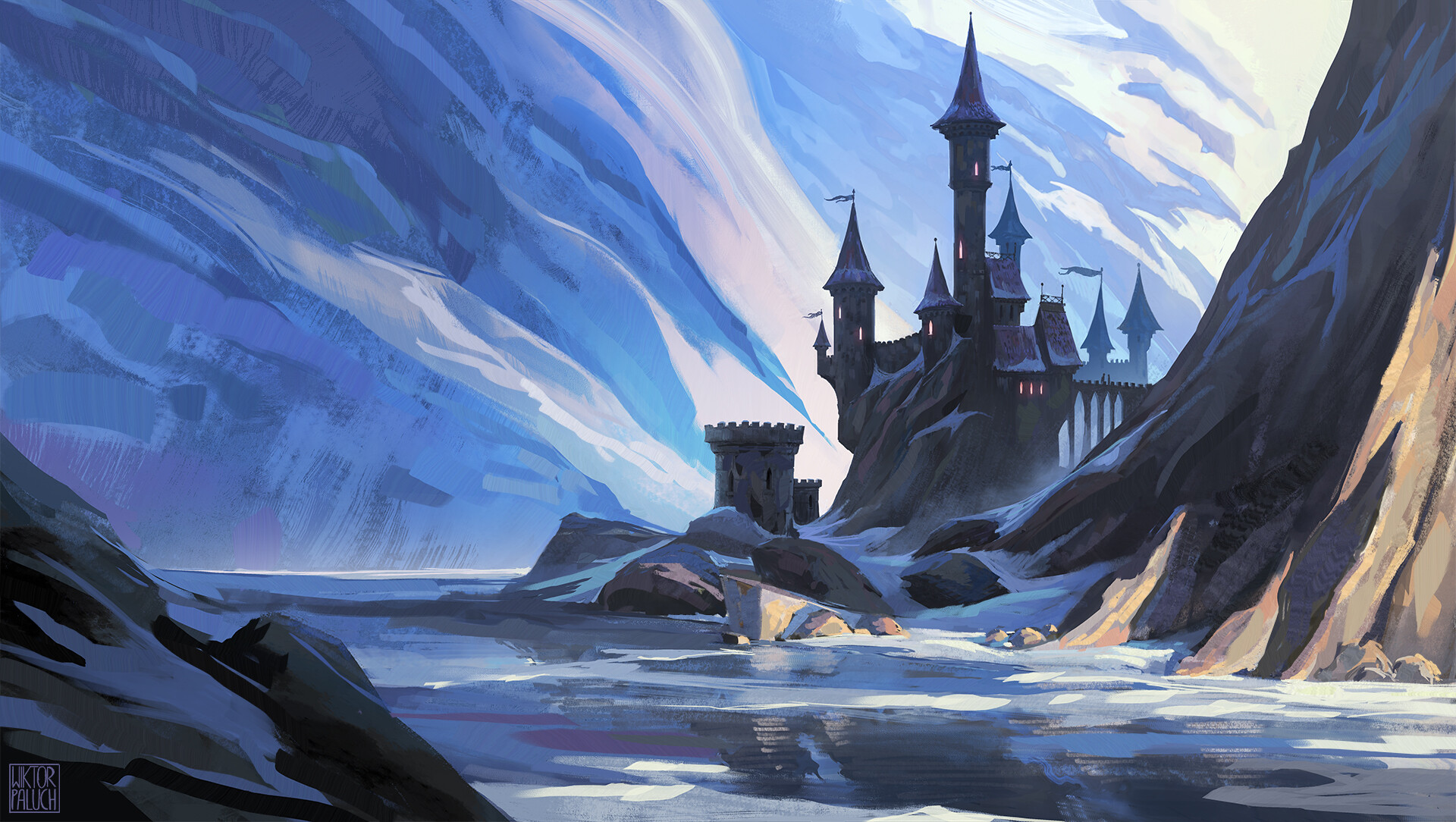 ArtStation - Winter Castle