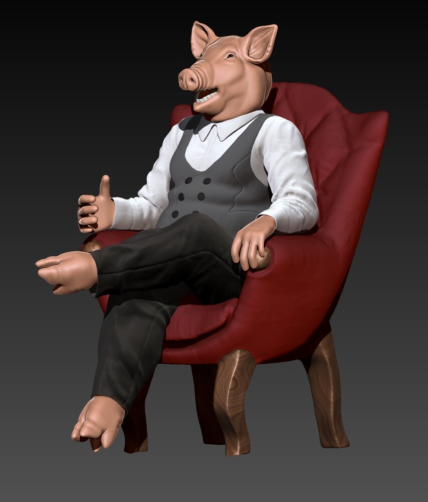 ArtStation - pig man