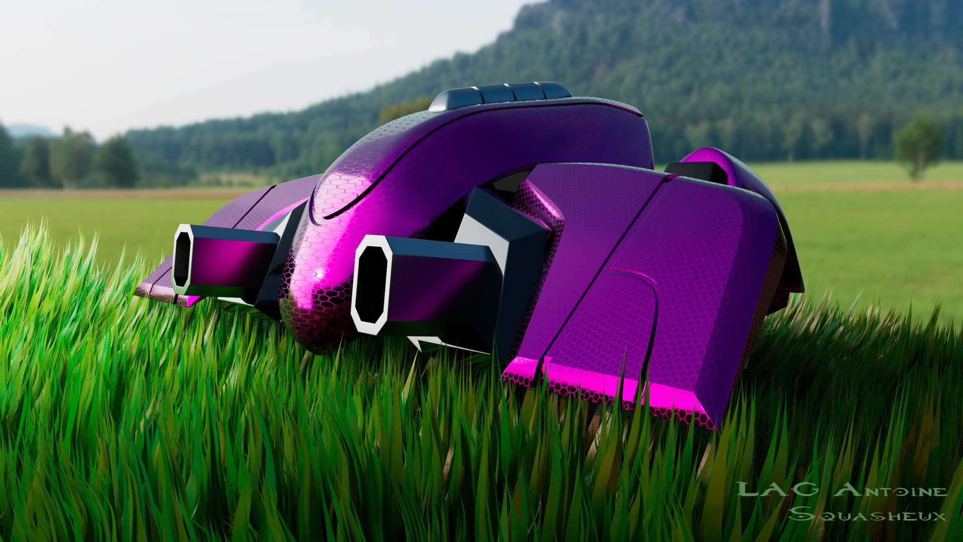 ArtStation - Ghost from Halo - 3D Modelling from Maya