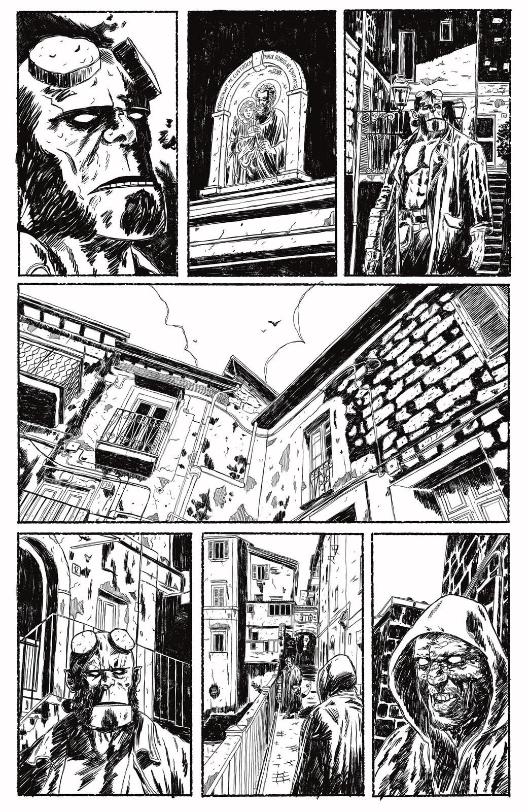 Samuele Giannicola - Hellboy Sample Pages