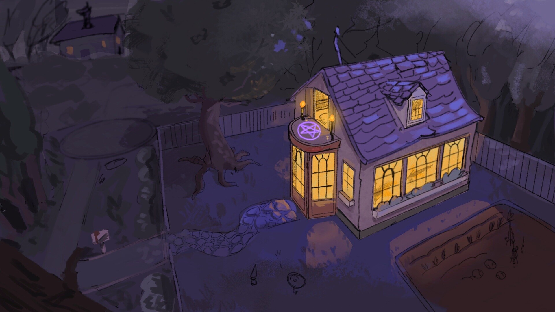 ArtStation - enchanted house