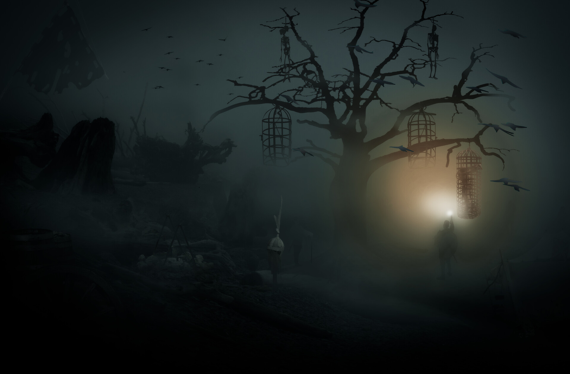 ArtStation - Viking camp