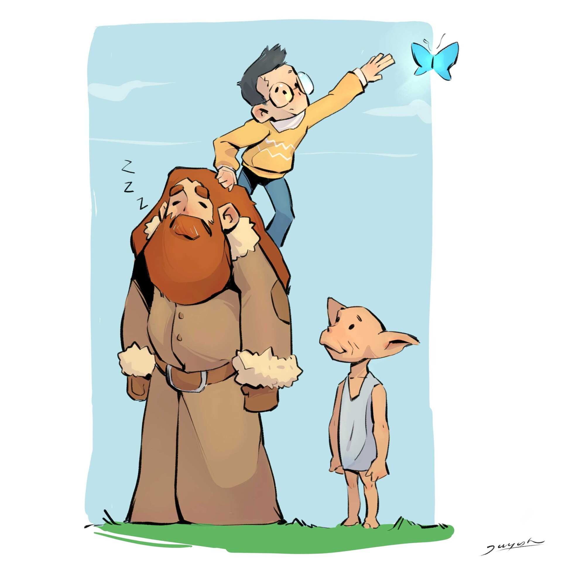 ArtStation - Harry illustration