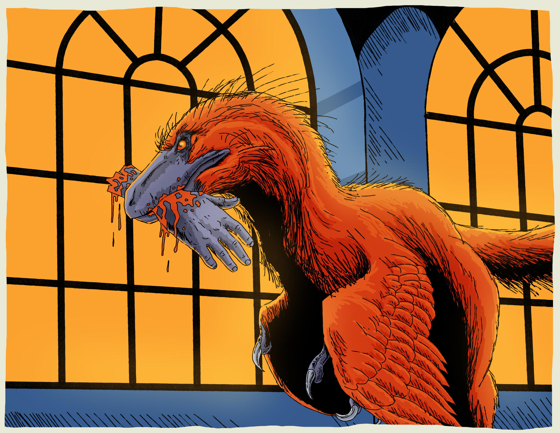 ArtStation - CARNOSAUR (The Book) Deinonychus