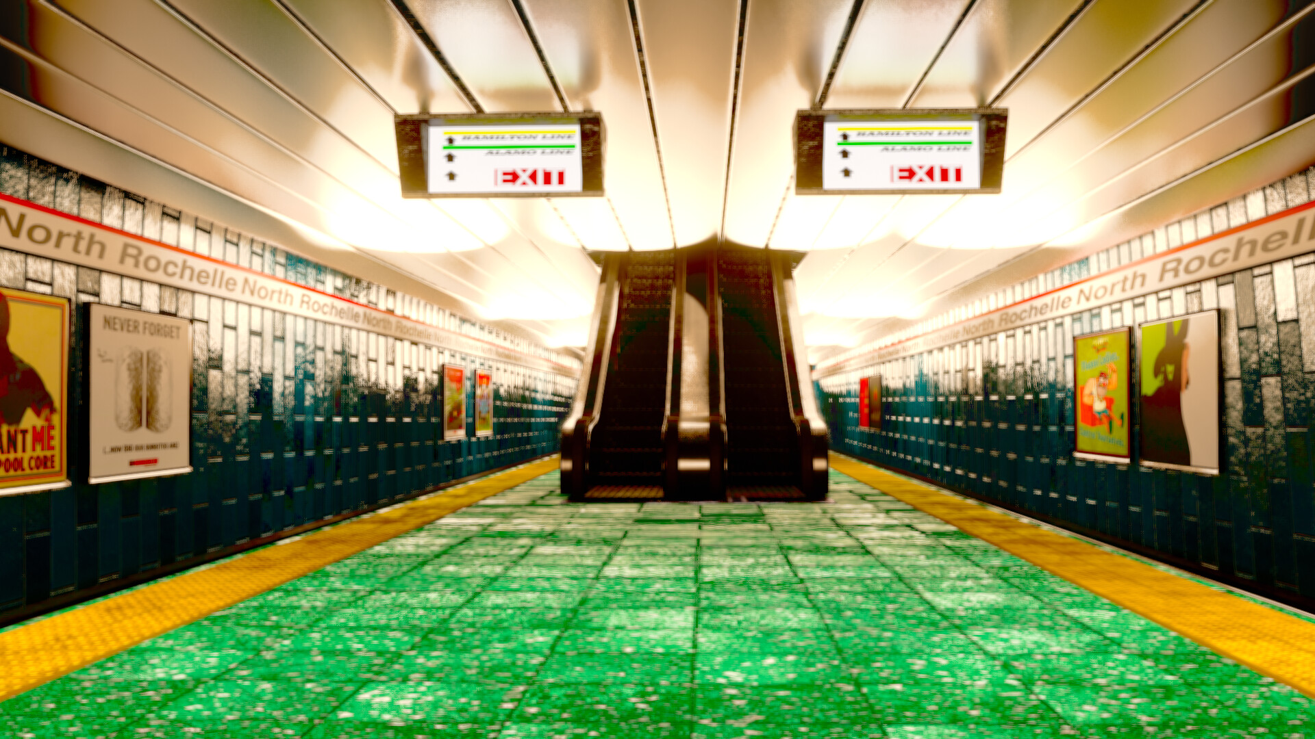 ArtStation - Subway Stop
