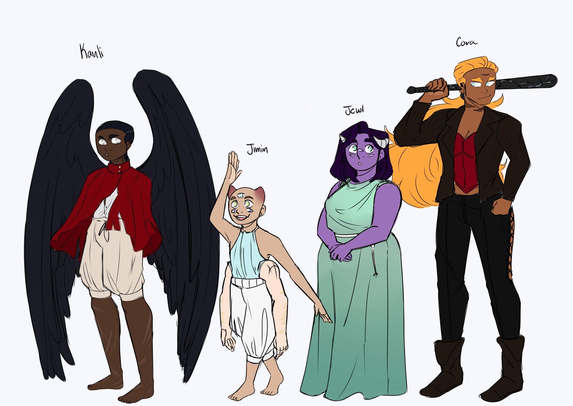 ArtStation - Blackwater_character_design