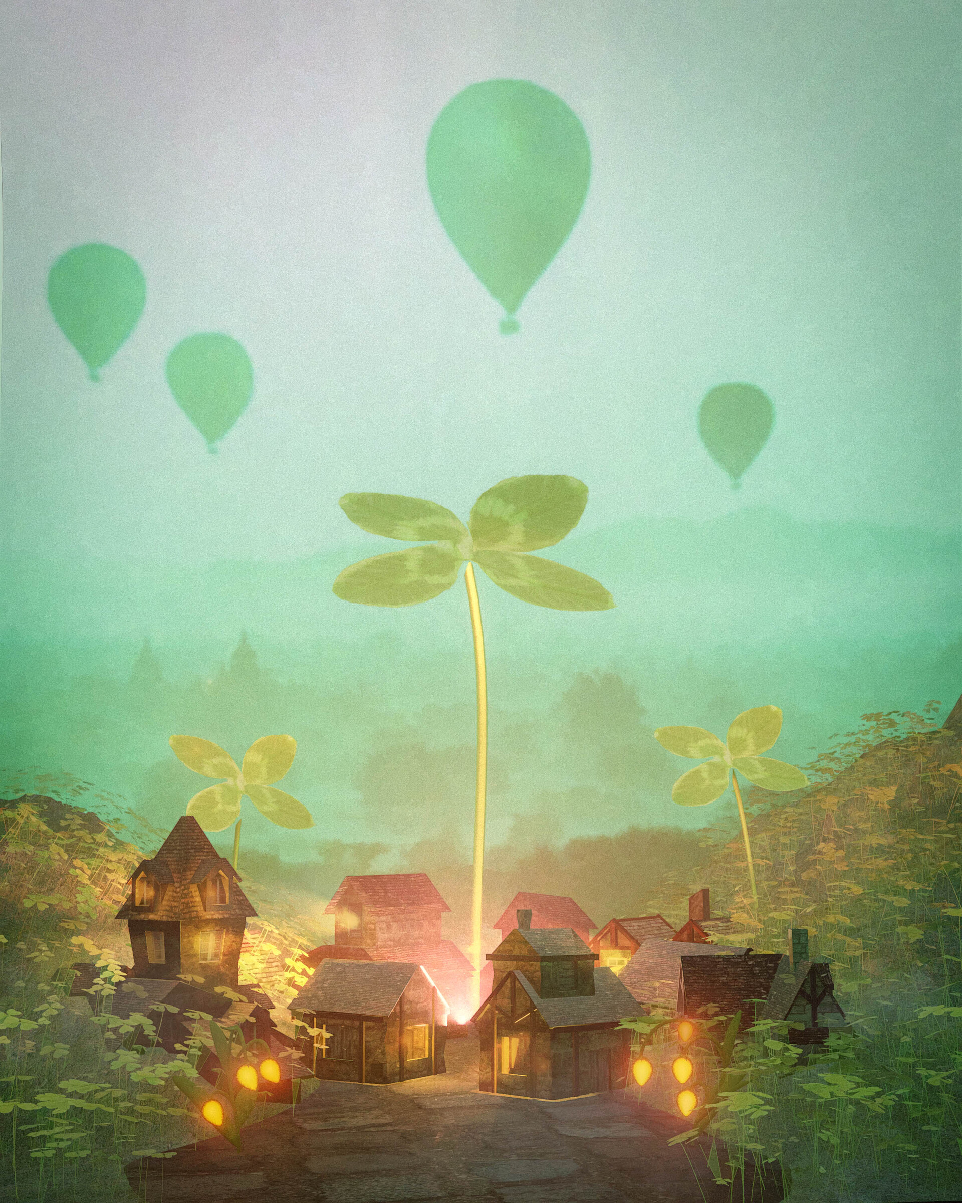 ArtStation - Clover Village