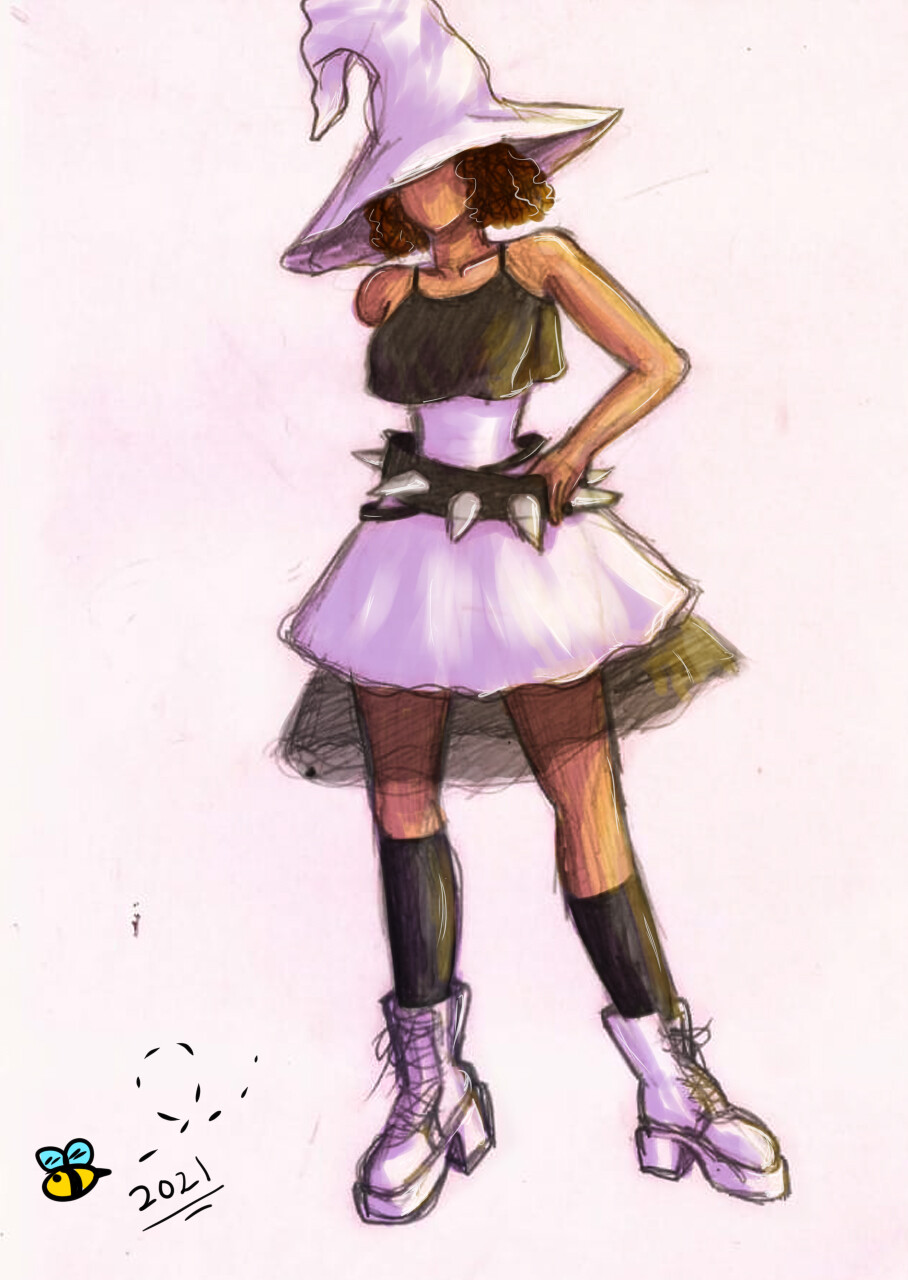 ArtStation - Punk witch