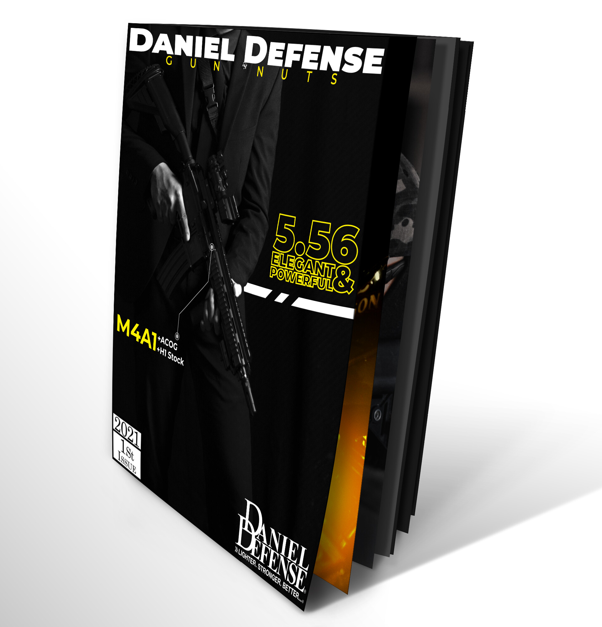 ArtStation - Daniel Defense Magazin cover - Mock up (Unoffical)