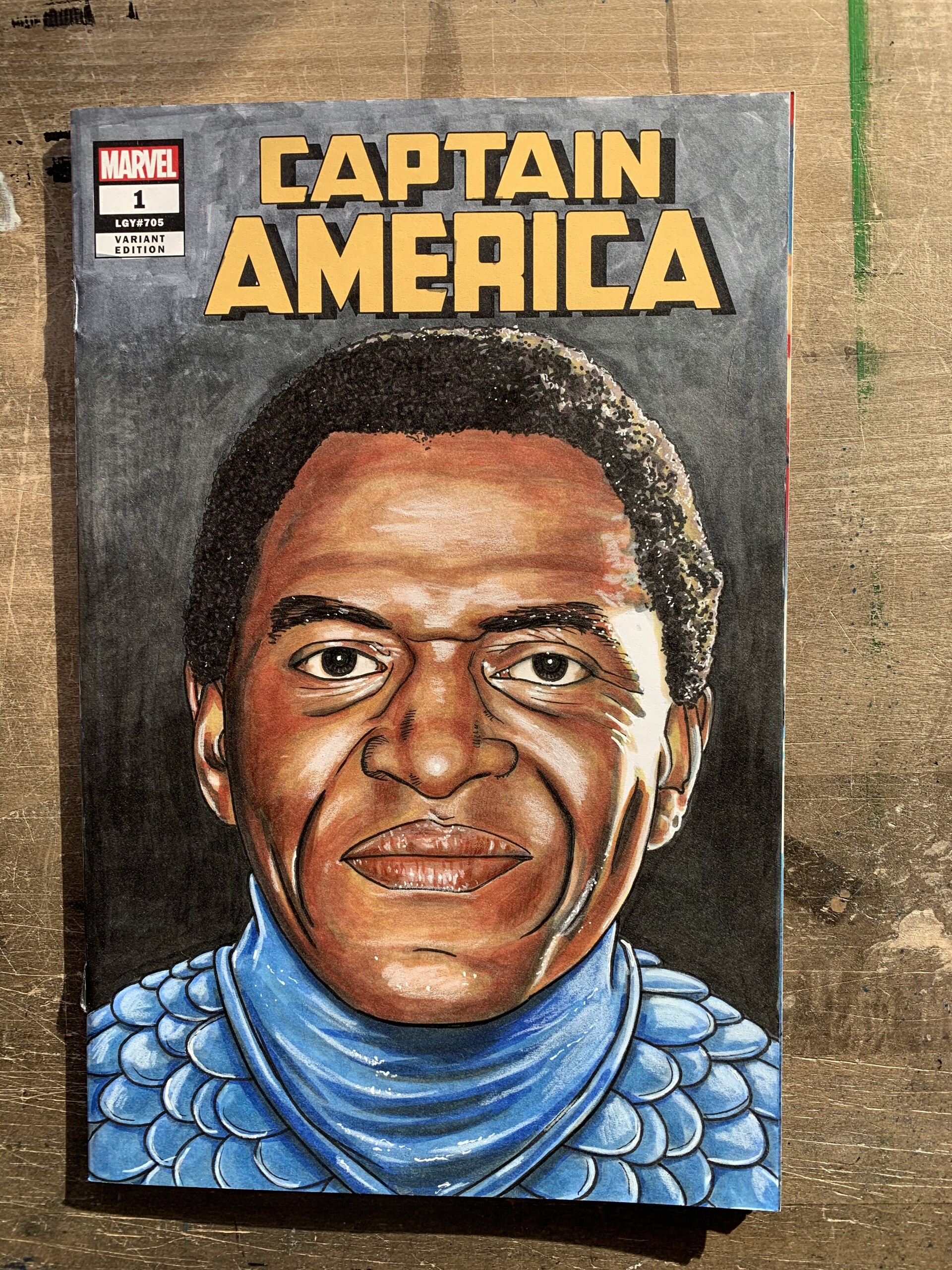 ArtStation - Carl Lumbly as Isaiah Bradley, the first Captain America.