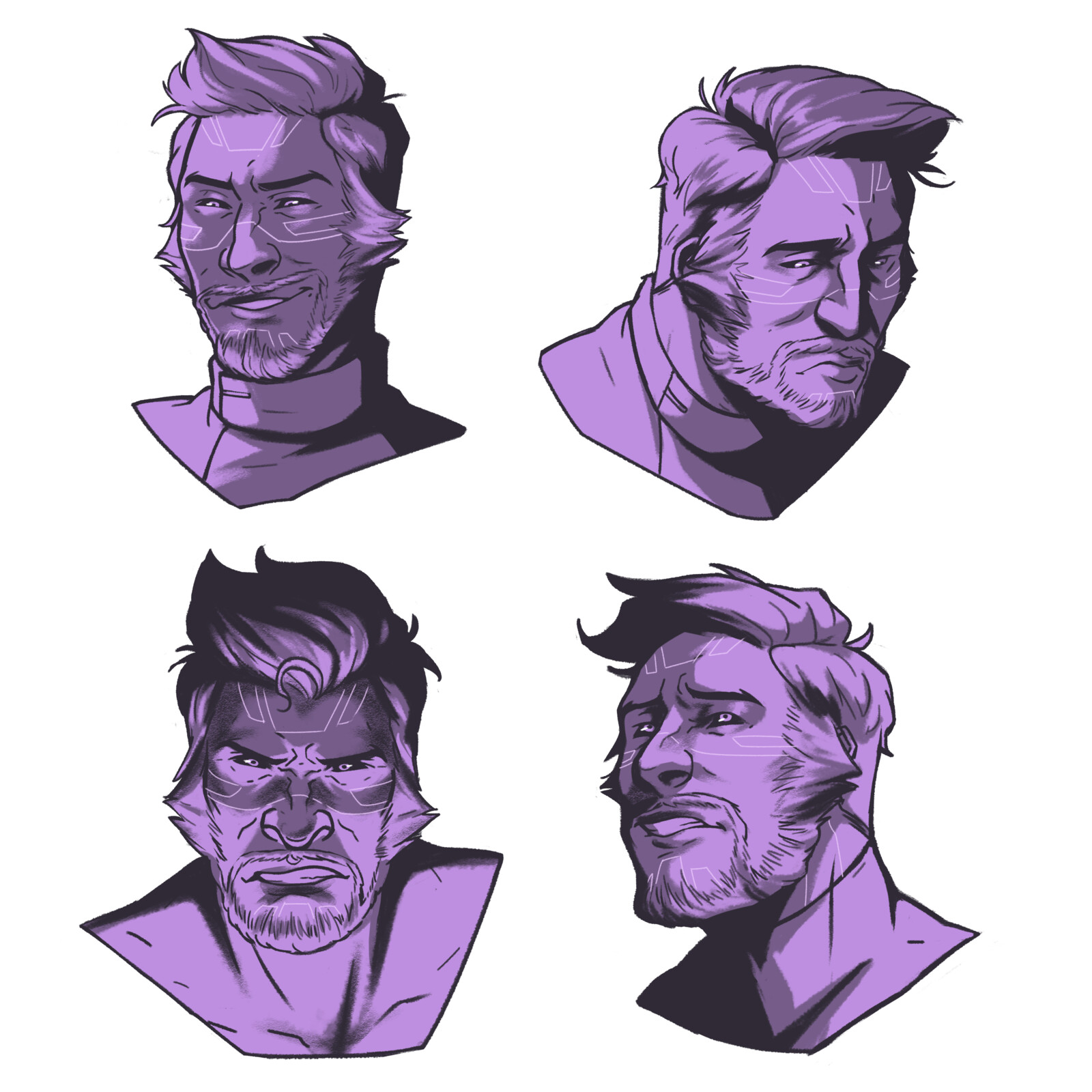 Marvin Anthony - Character expression tests - Ray Jacobson