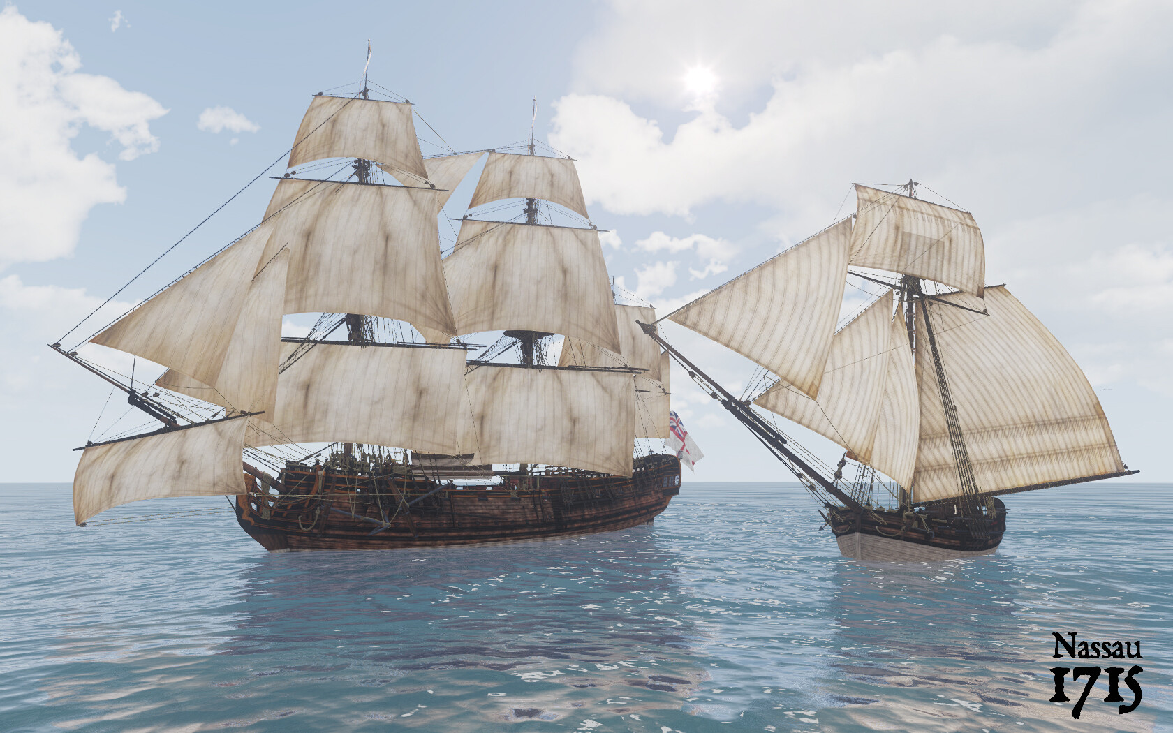 ArtStation - A Frigate and a Sloop